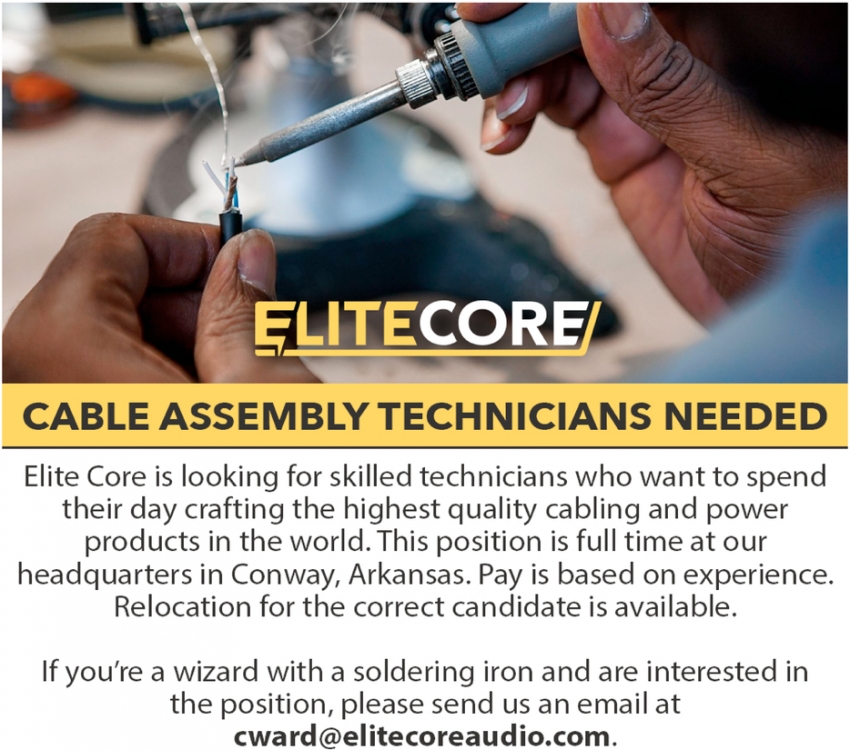 Cable Assembly Technicians, Elite Core